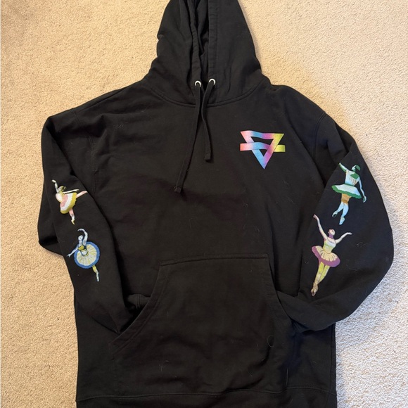 Shirts | Rainbow Kitten Surprise Music Box Tour Black Hoodie | Poshmark